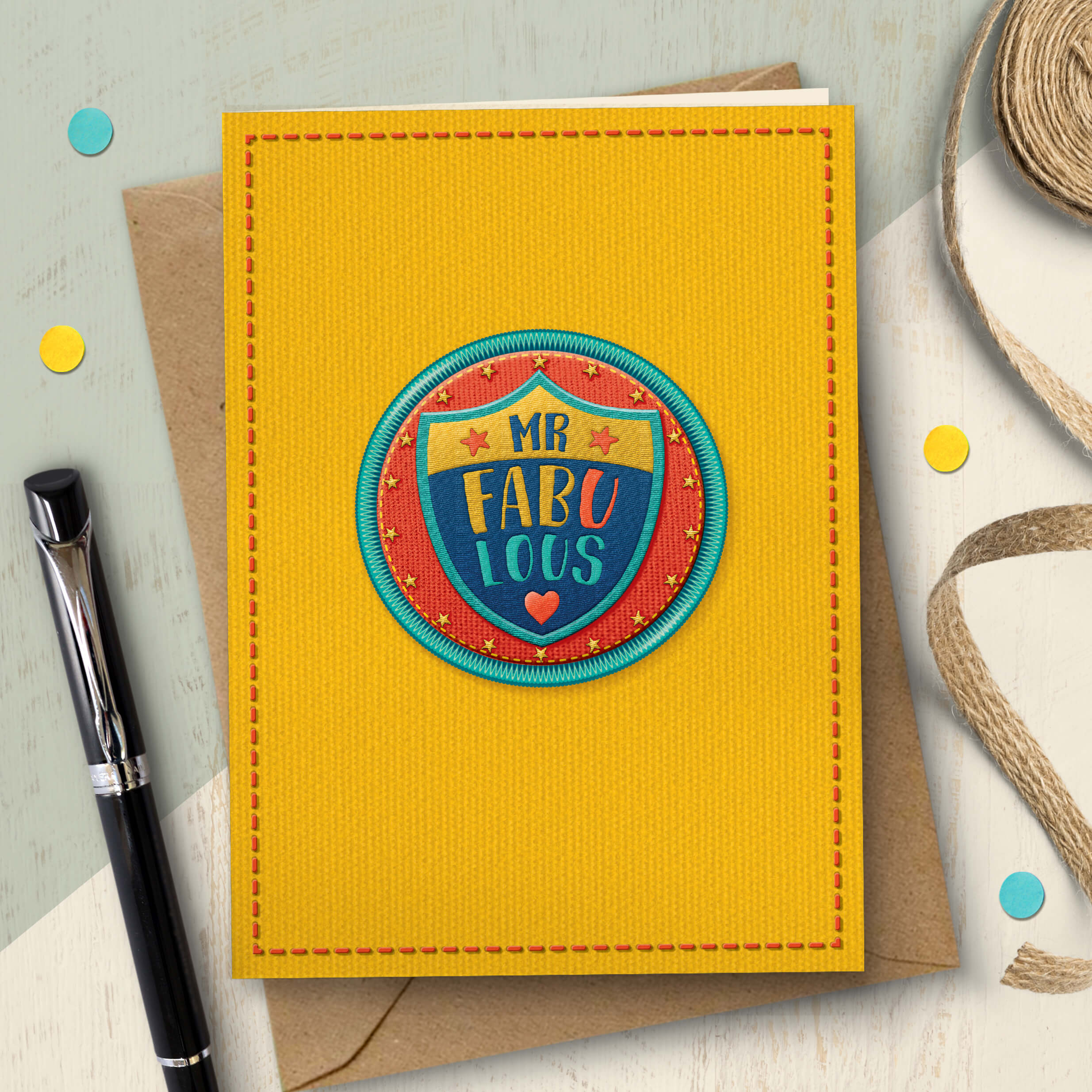 Mr Fabulous Card For Men – The Typecast Gallery