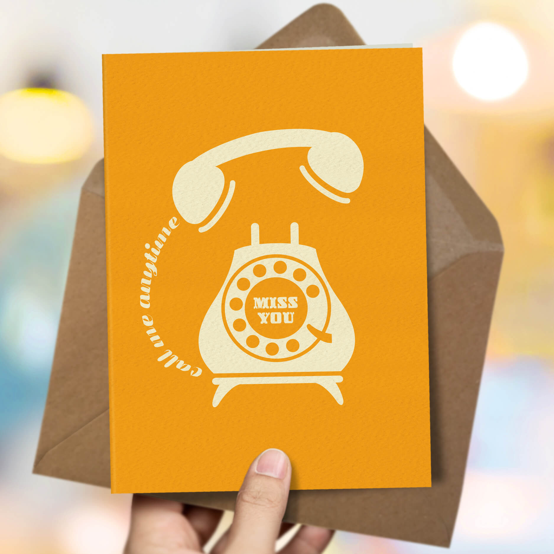 Friendship Card - Call Me Any Time – The Typecast Gallery