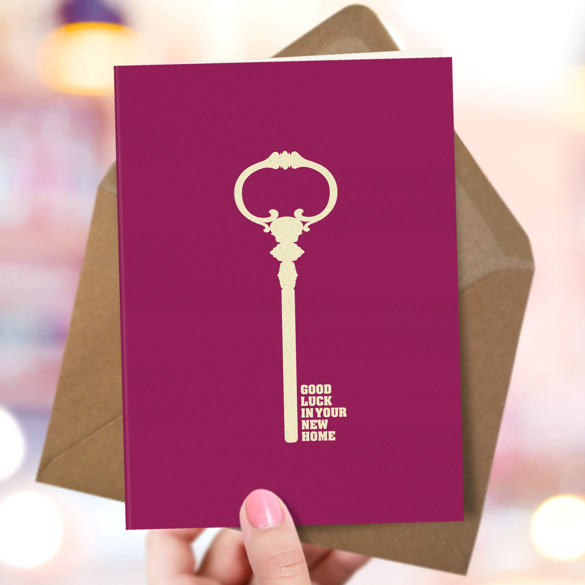 New Home Card - Front Door Key – The Typecast Gallery