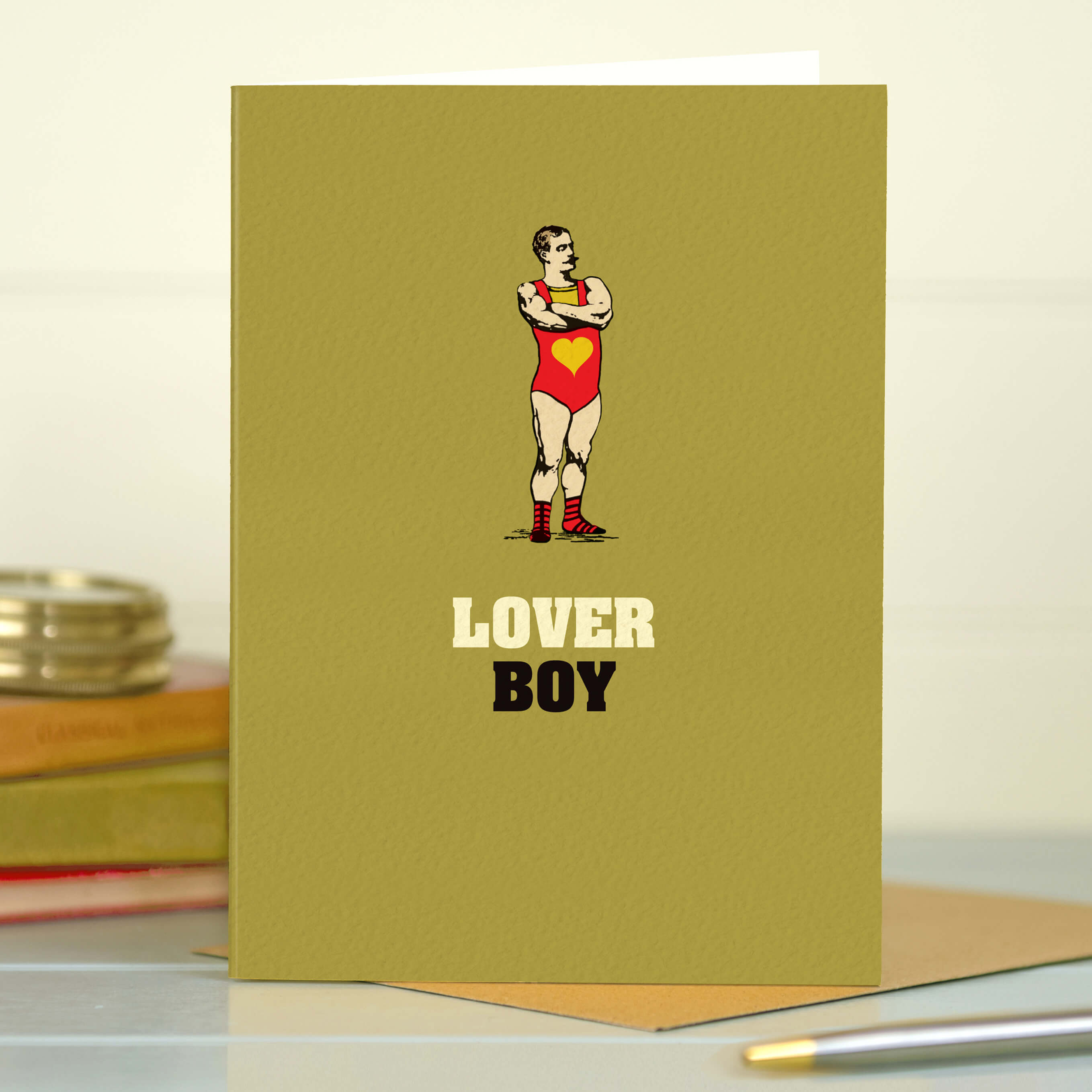Funny Love Card - Lover Boy – The Typecast Gallery