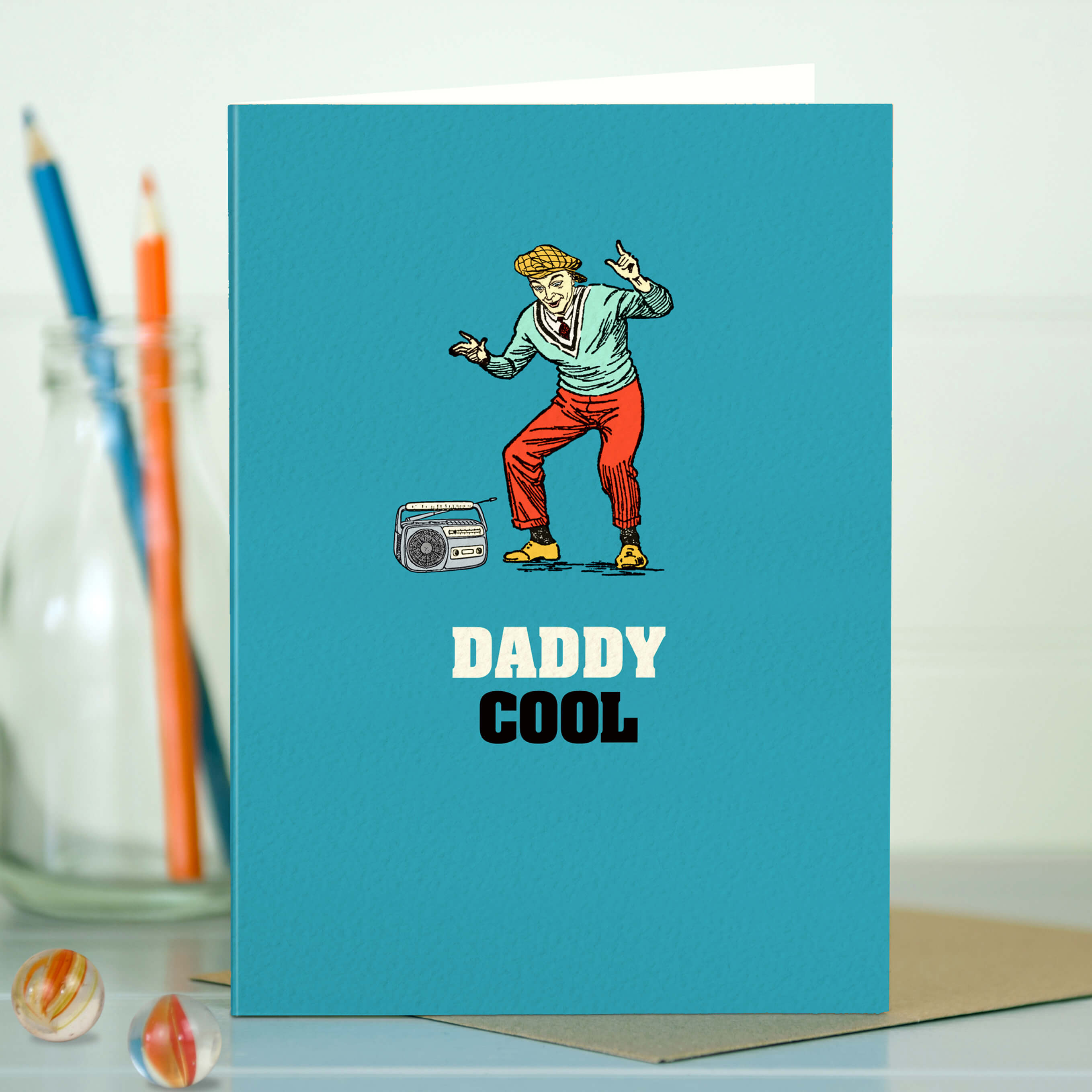 Funny Card For Dad - Daddy Cool – The Typecast Gallery