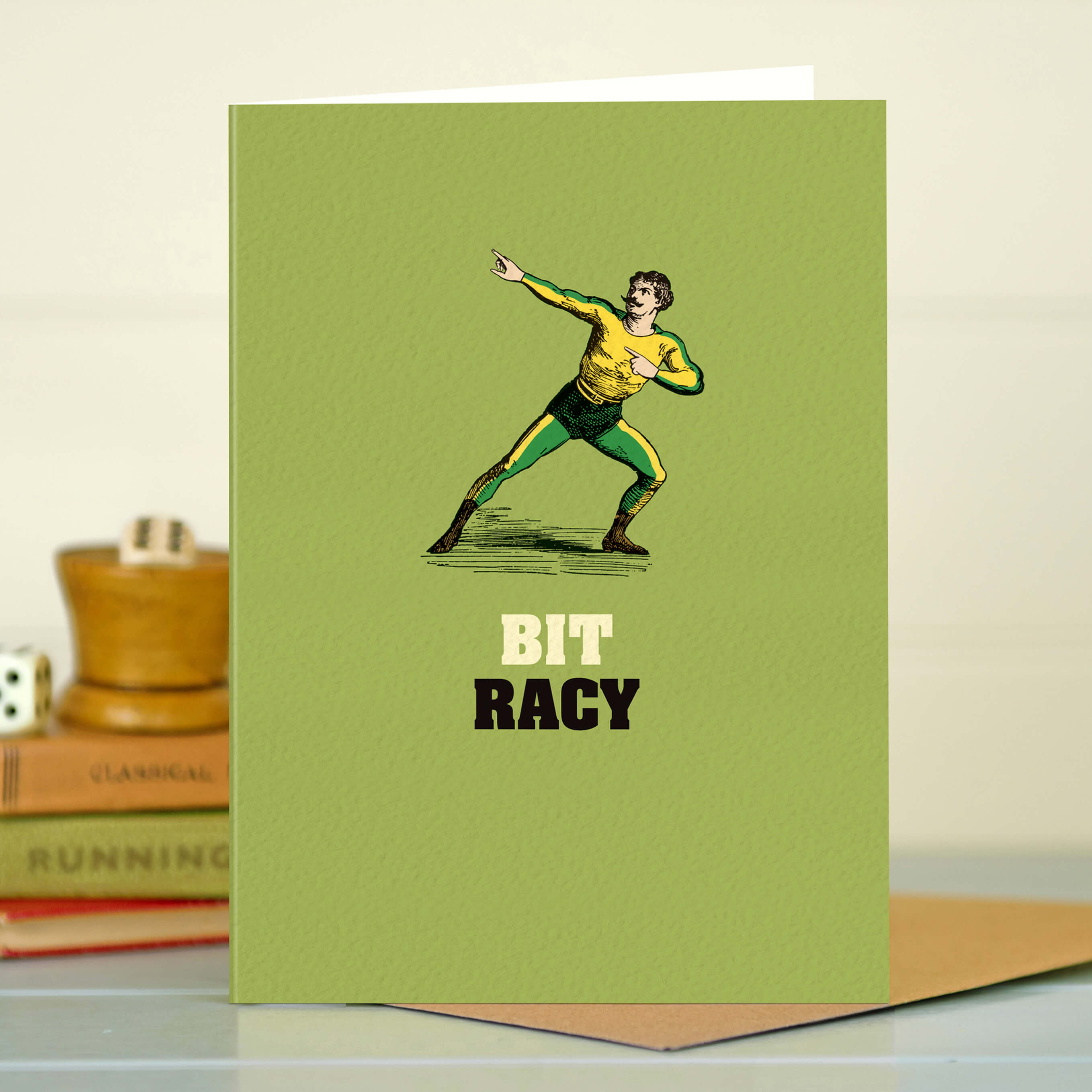 Funny Running Card - Bit Racy – The Typecast Gallery