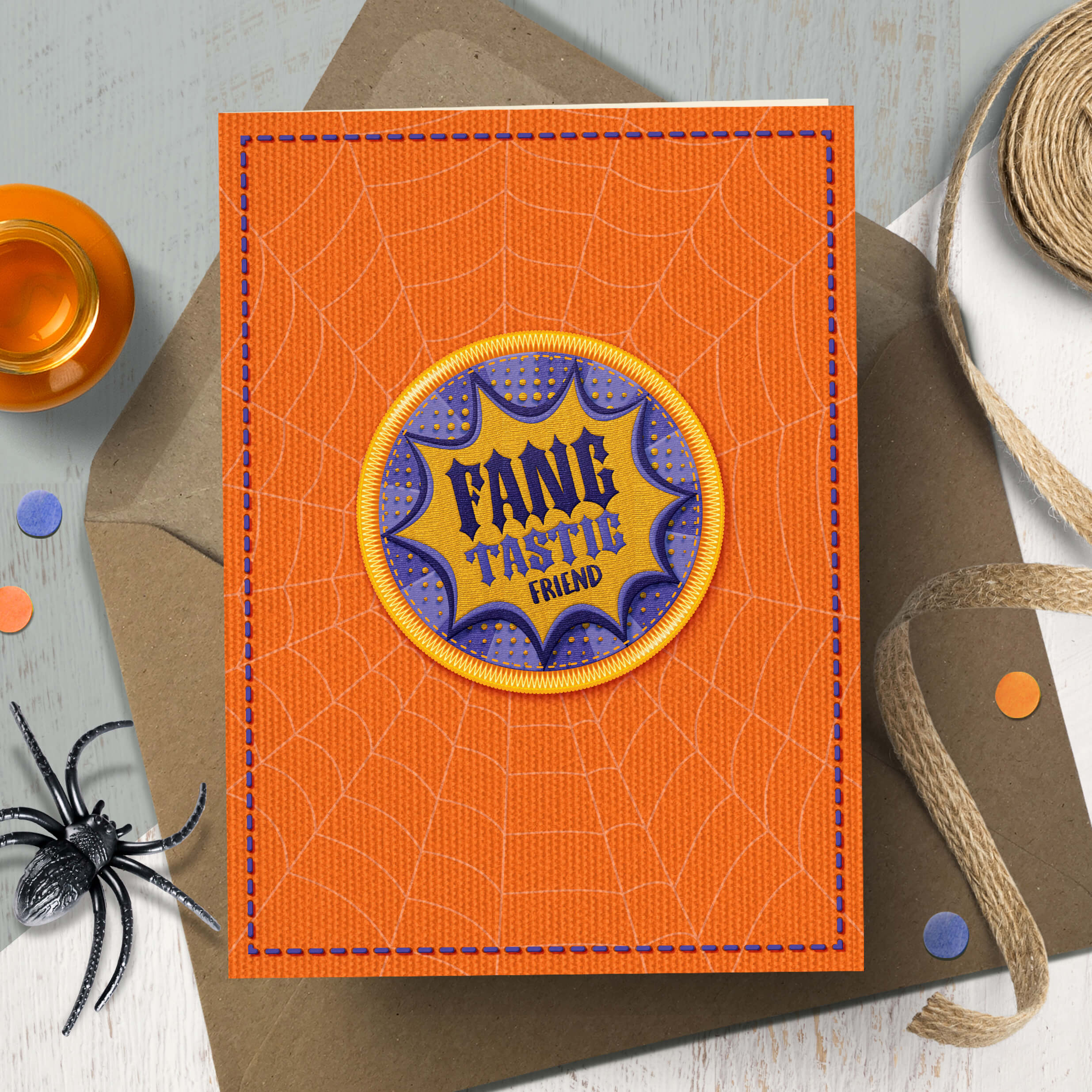 Halloween card - Fangtastic – The Typecast Gallery
