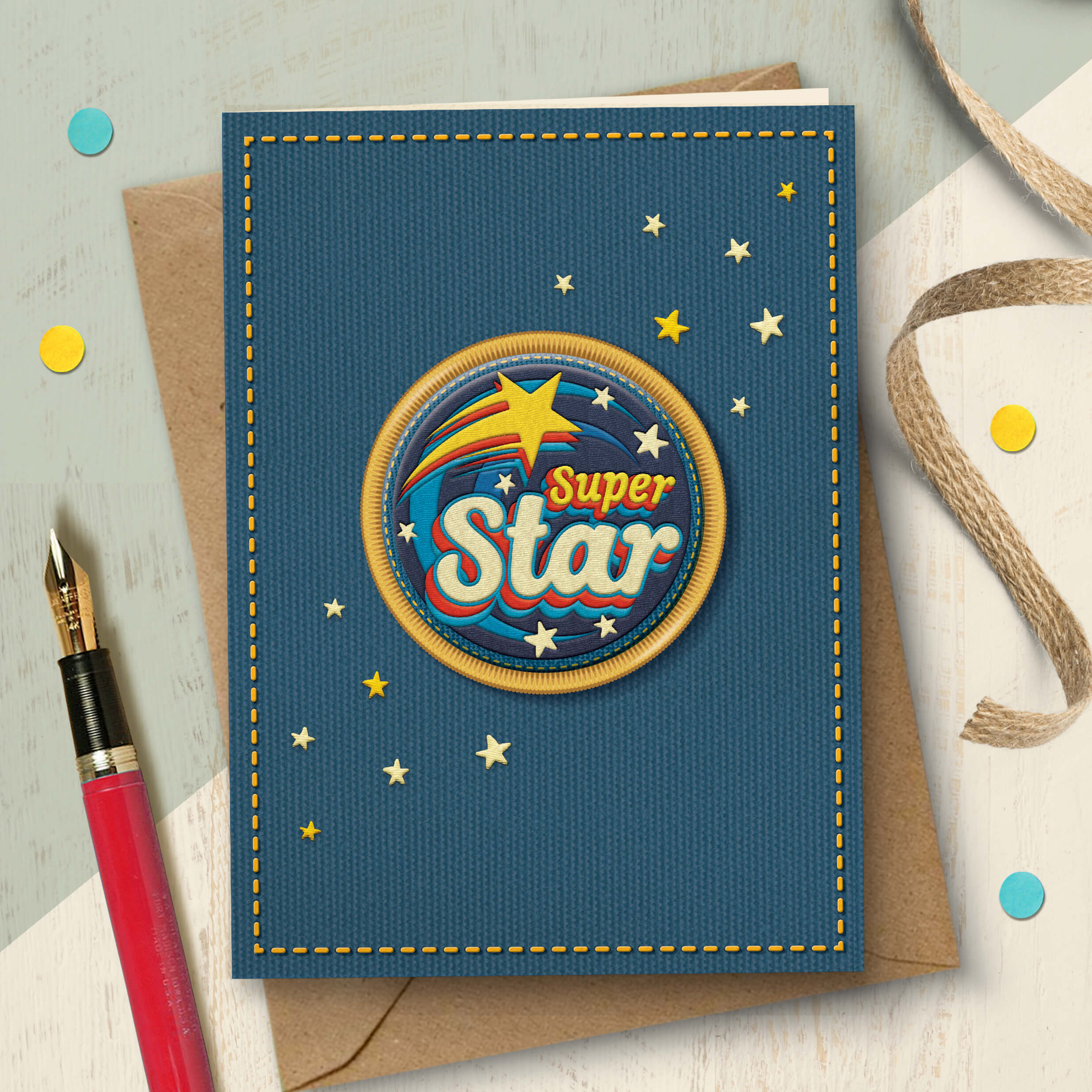 Congratulations Card - Super Star – The Typecast Gallery