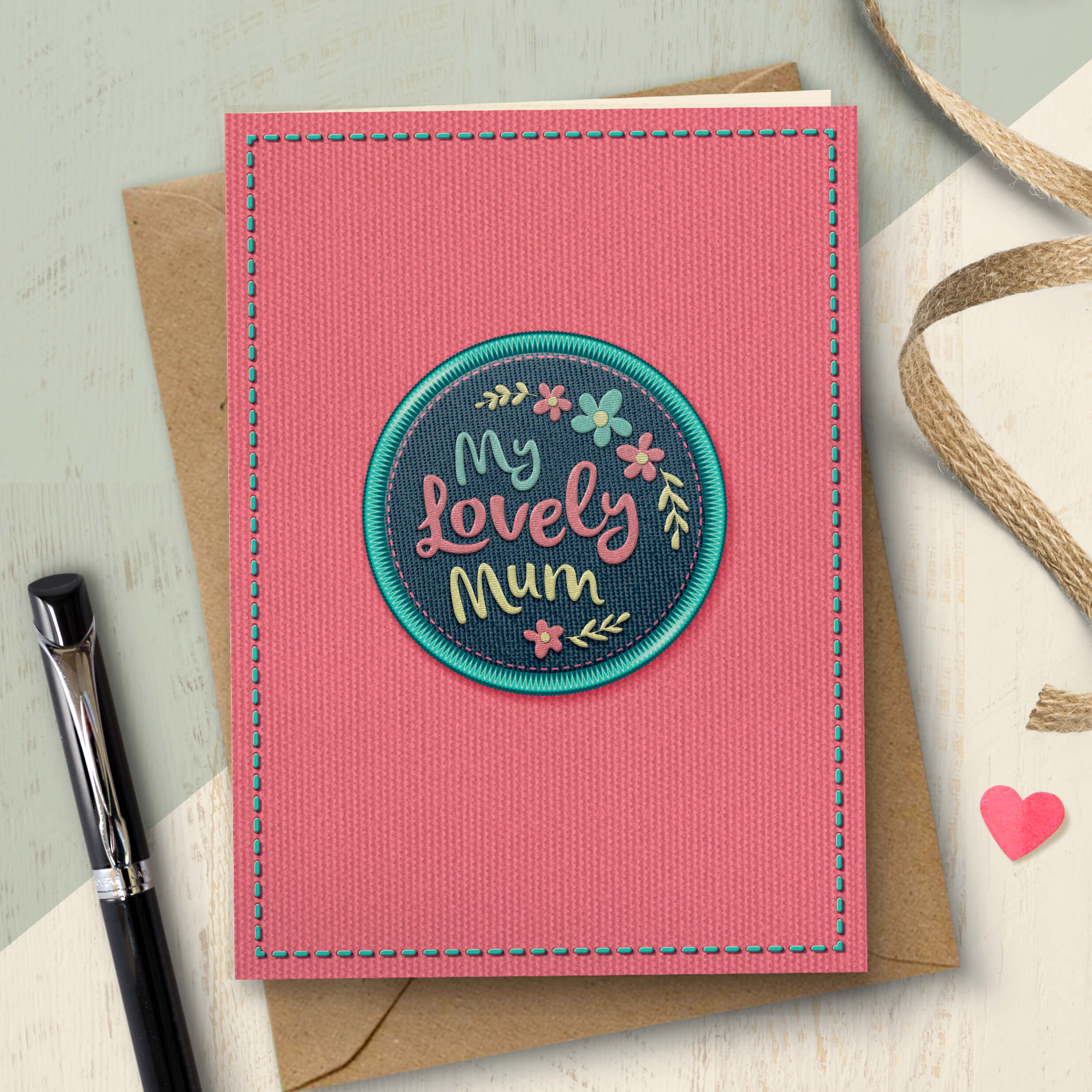 Card For Mum - My Lovely Mum – The Typecast Gallery