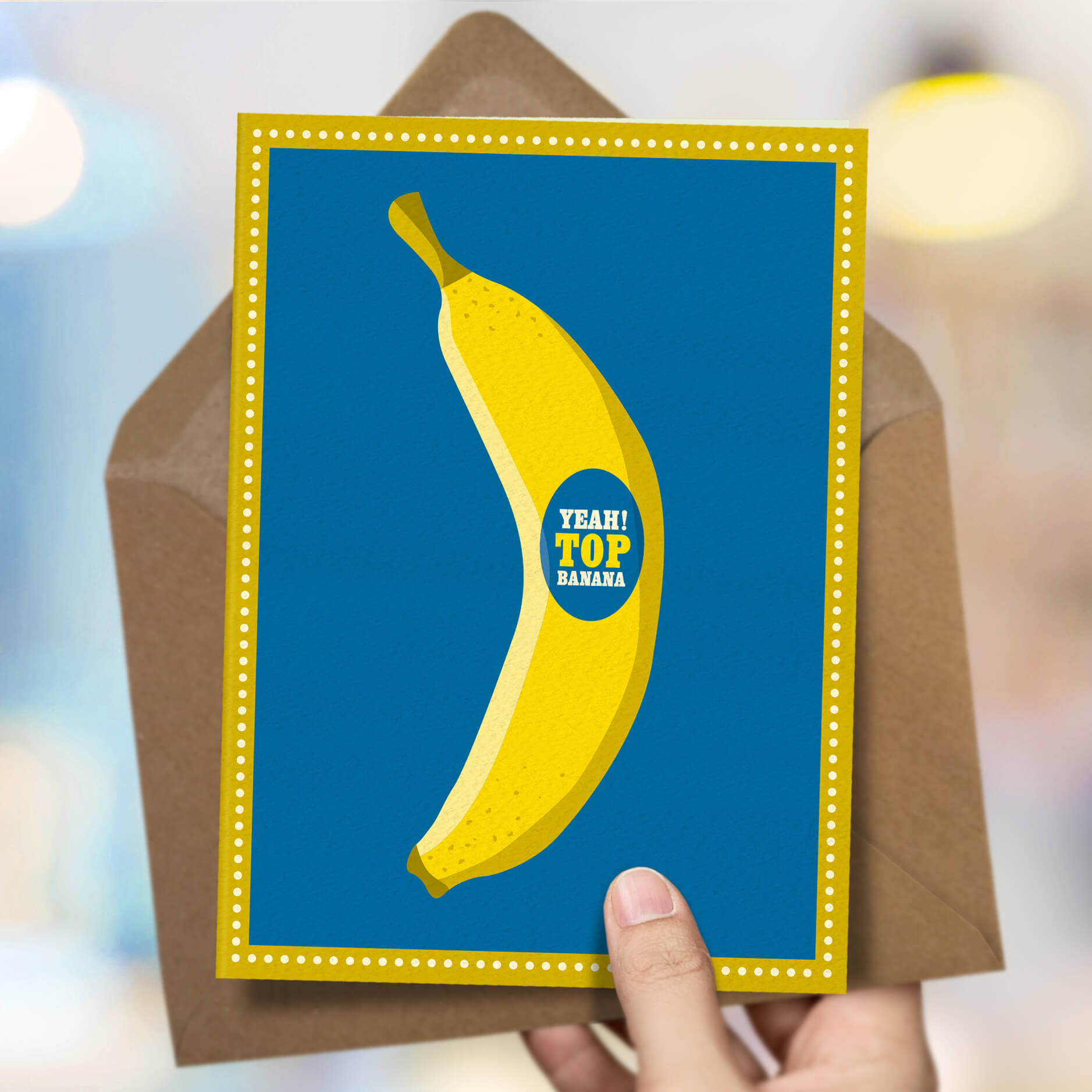 Funny Congratulations Card - Top Banana – The Typecast Gallery
