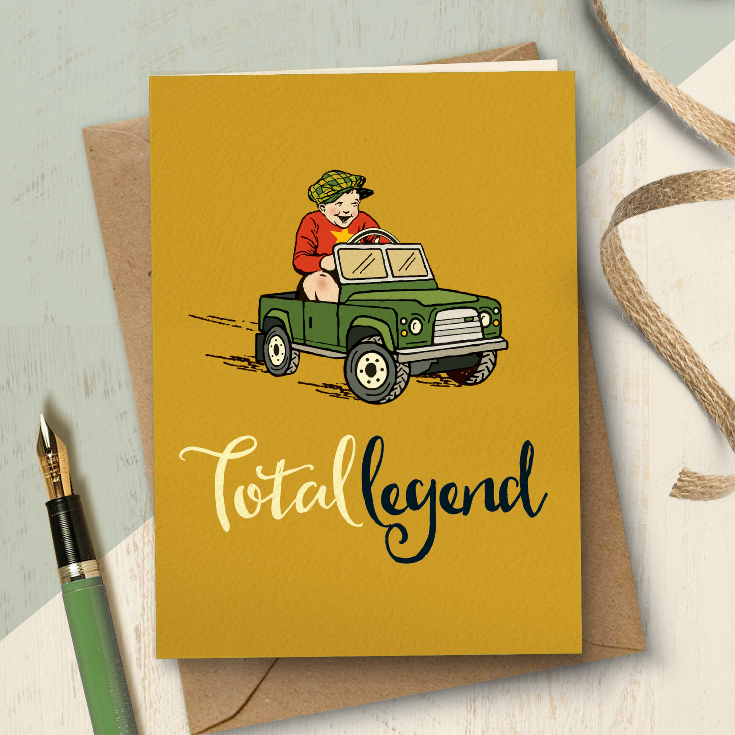Land Rover Birthday Boy Card – The Typecast Gallery